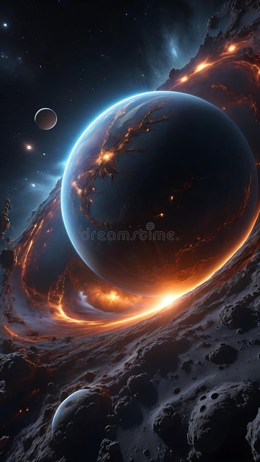 Largest Known Voids in the Universe Stock Illustration - Illustration ...