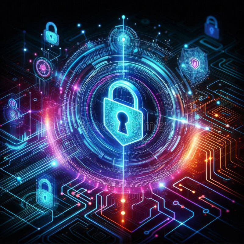 AI generated lock stock illustration. Illustration of illustrated ...