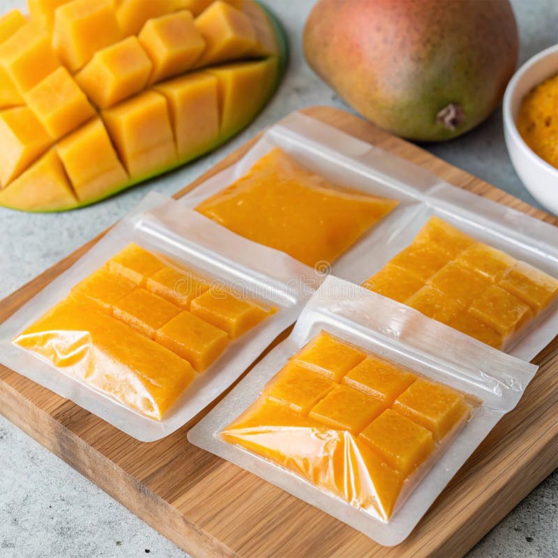 Despulpado De Fruta En Sachets De 100g De Mango - AI-Generated Fruit ...
