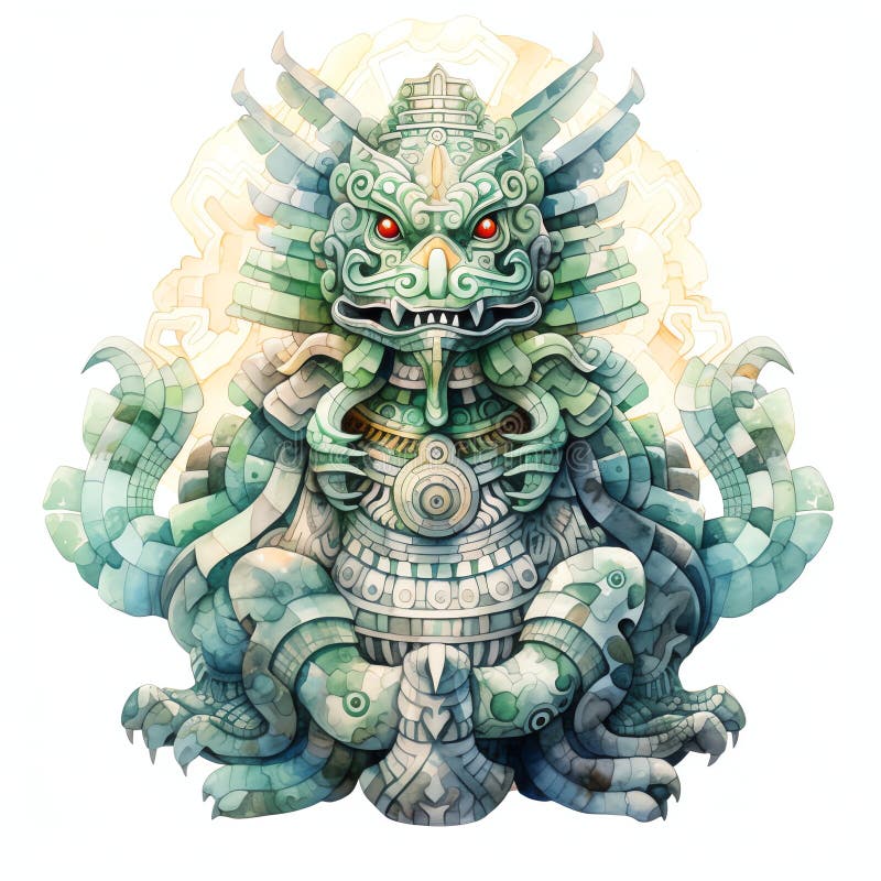 Maya Serpent Deity Linked To the Feathered Serpent Deity Kukulkan ...