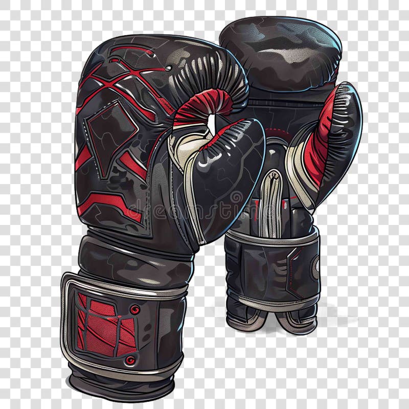 MMA Gear Transparent Background Realistic Element Stock Illustration ...