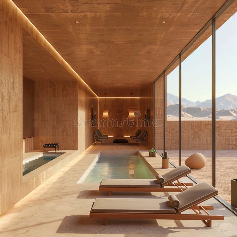 AI generated image of pool stock illustration. Illustration of ...