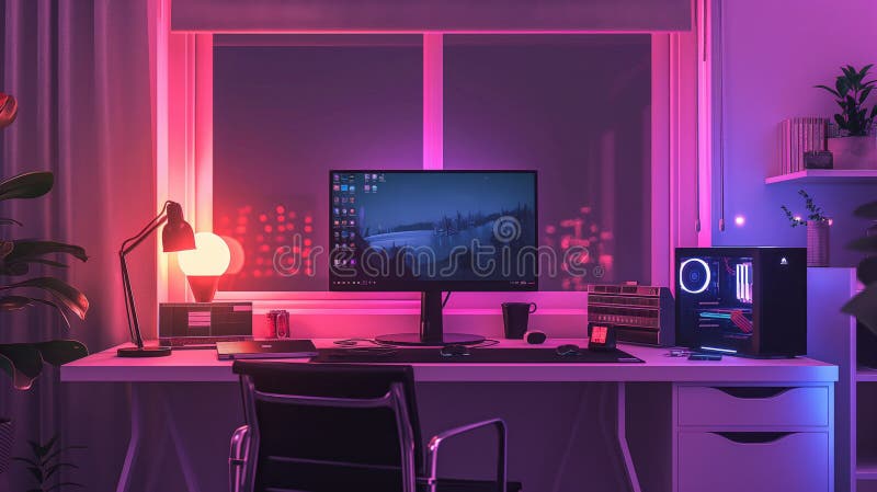 [AI Generated] Remote Work Setup with Modern Gadgets Stock Image ...