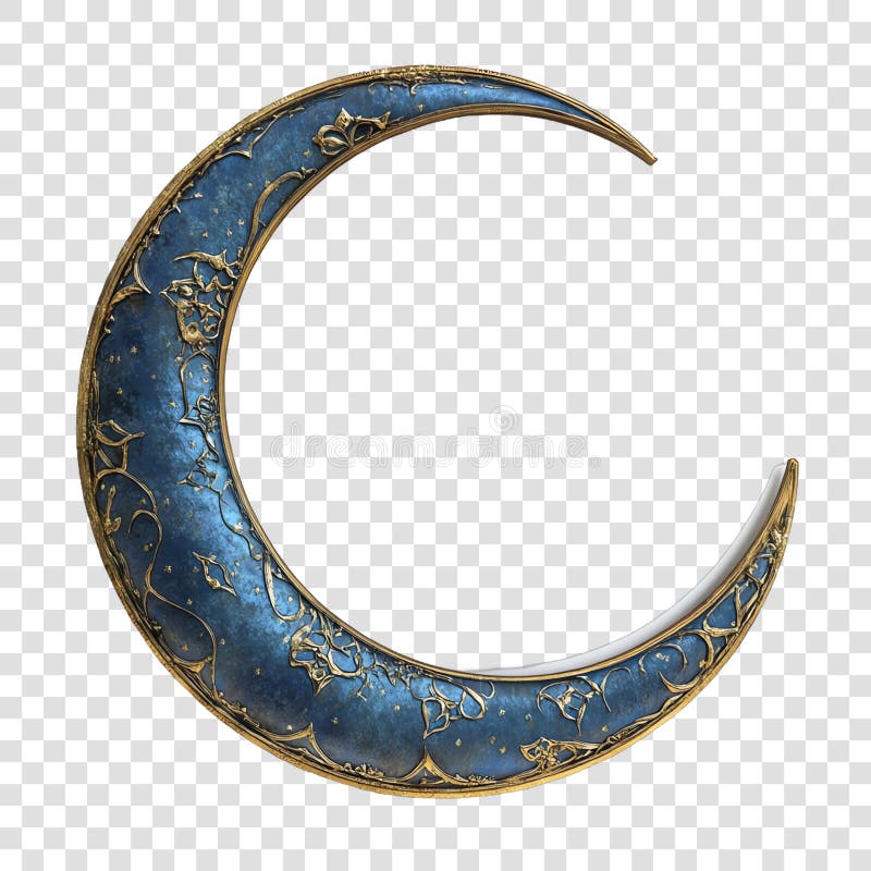 Muslim crescent moon stock image. Illustration of islamic - 341527171