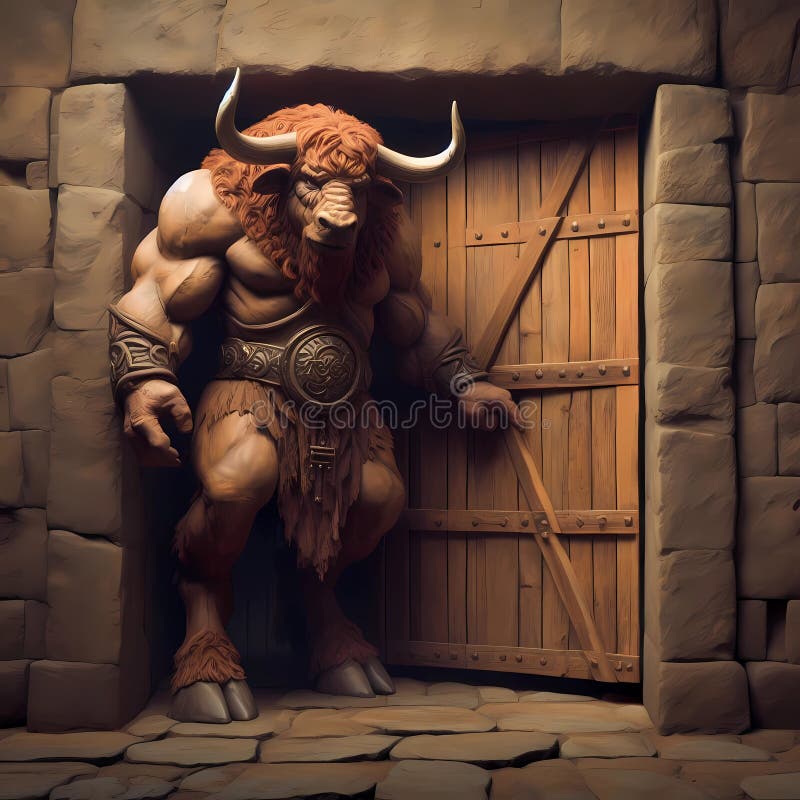 Minotaur Portrait Stock Illustrations – 60 Minotaur Portrait Stock ...