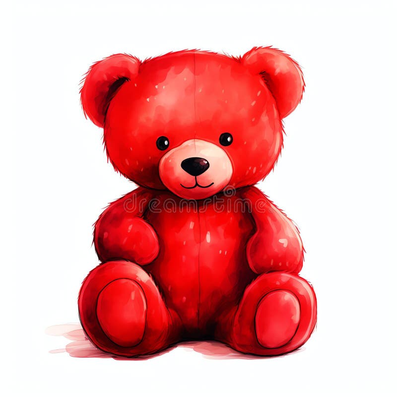 Red Teddy Bear Stock Illustrations – 15,471 Red Teddy Bear Stock ...
