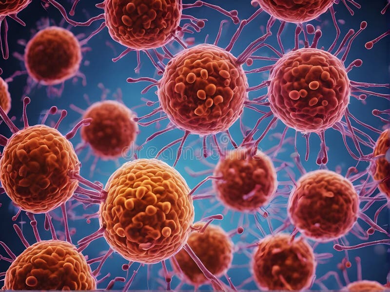 Visualization of Red Blood Cells and Platelets Stock Illustration ...