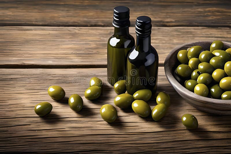 AI Generated Image of the Olive Fruits Stock Illustration ...
