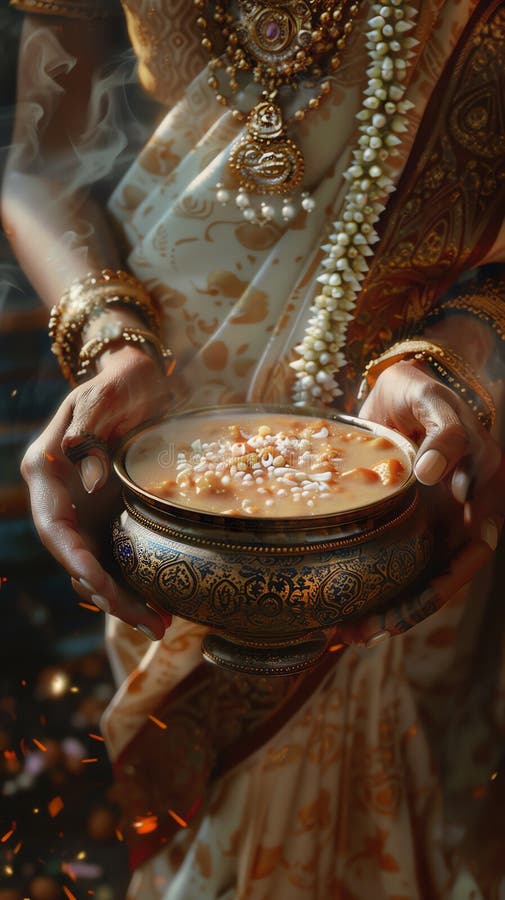 Payasam hindu stock illustration. Illustration of hinduism - 336431799