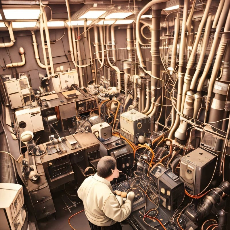 AI Generated Image - Pneumatic Post Stock Illustration - Illustration ...