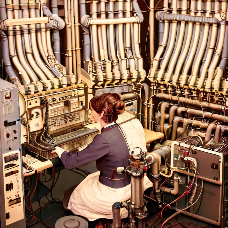 AI Generated Image - Pneumatic Post Stock Illustration - Illustration ...