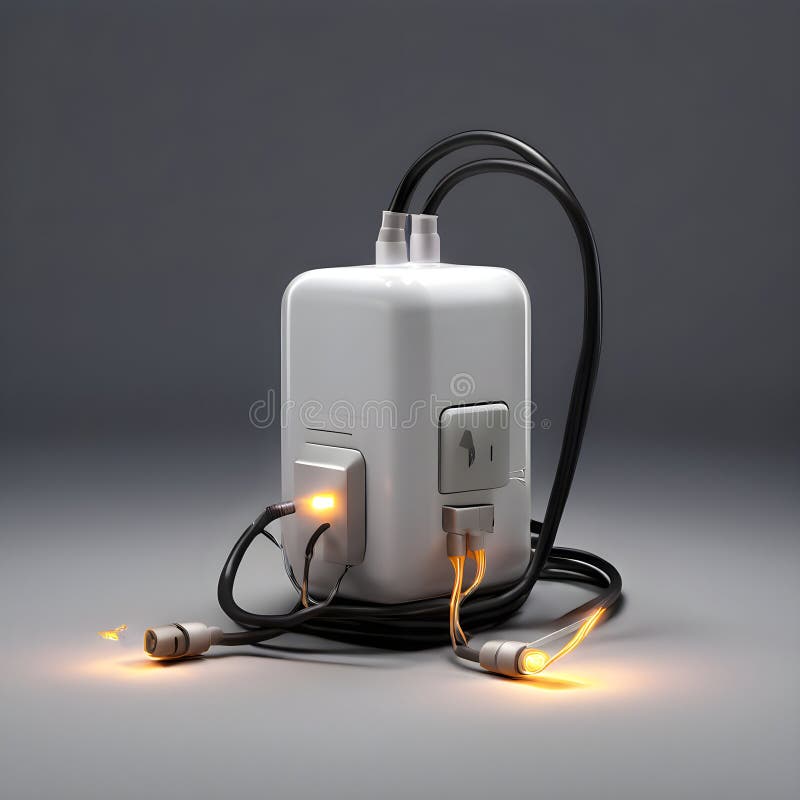 Power Surge: the Spark Charger Stock Illustration - Illustration of ...