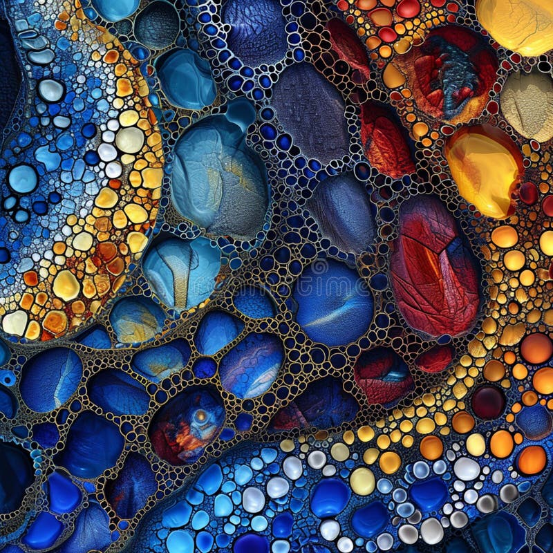 Intricate Prismatic Abstract Art Stock Illustration - Illustration of ...