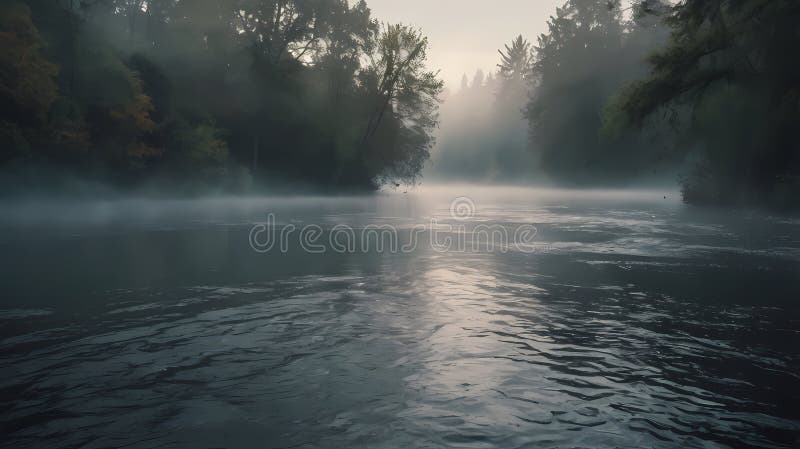 A Misty River Serenade Captivates the Senses in Its Ethereal Embrace ...