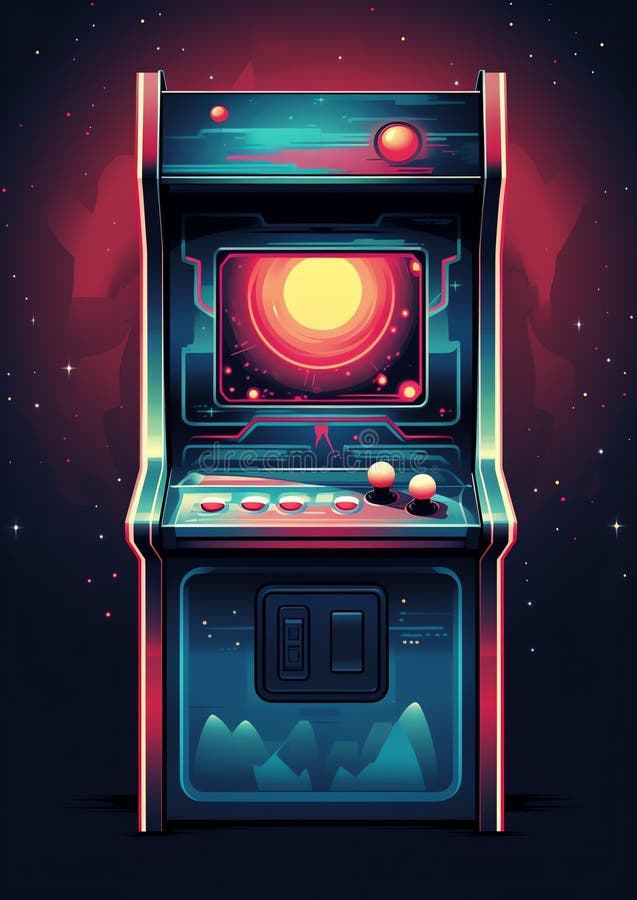 Arcade Frame Stock Illustrations – 2,303 Arcade Frame Stock ...