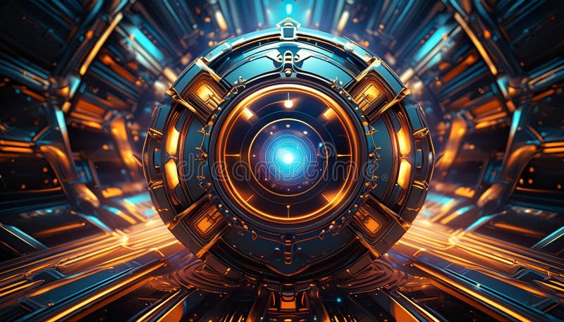 Quantum camera concept stock illustration. Illustration of generated ...