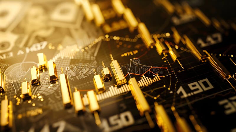 Golden Investment Analytics and Market Forecast Visualization Stock ...