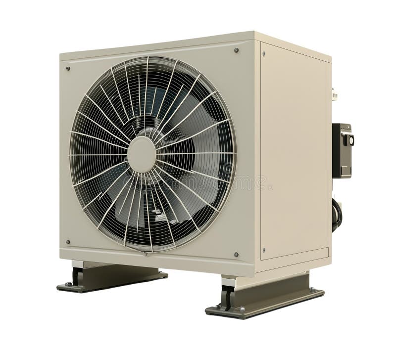 Compressor for AC System on Transparent Background As a Graphic ...