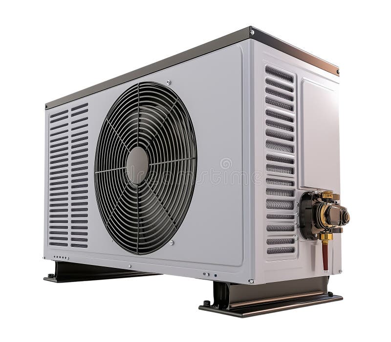 Compressor for AC System on Transparent Background As a Graphic ...