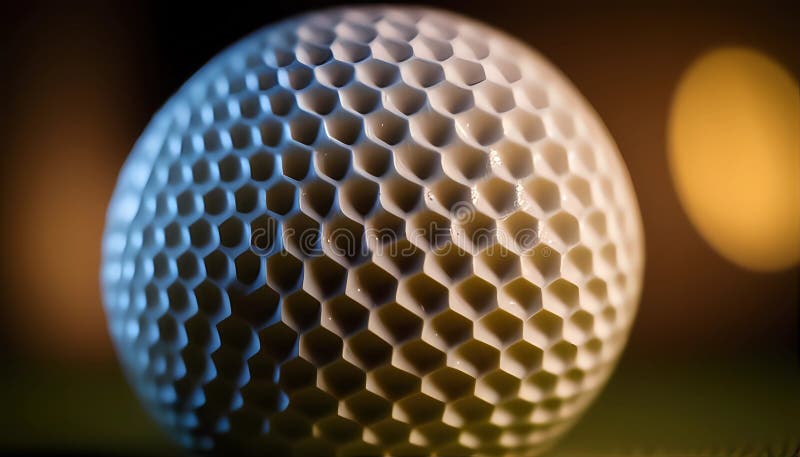Sharp Focus Golf Ball, Made with Generative AI Stock Photo - Image of ...