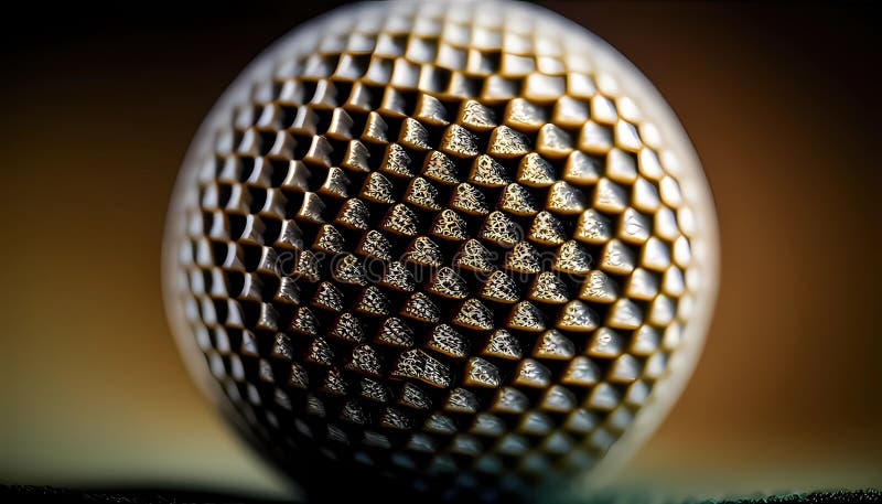 Sharp Focus Golf Ball, Made with Generative AI Stock Illustration ...