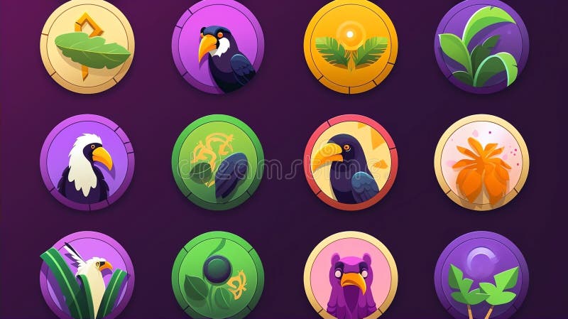 Twitch Emotes and Badges, Made with Generative AI Stock Illustration ...