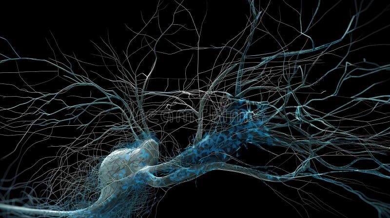 Neurons: Building Blocks of the Brain, Made with Generative AI Stock ...