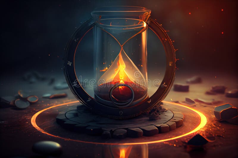 Hourglass Fire Stock Illustrations – 781 Hourglass Fire Stock ...