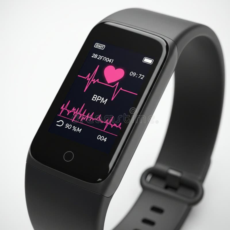AI-Generated Image: Modern Smartwatch with Futuristic Display Stock ...