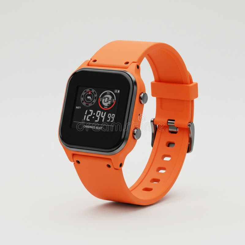AI-Generated Image: Modern Smartwatch with Futuristic Display Stock ...
