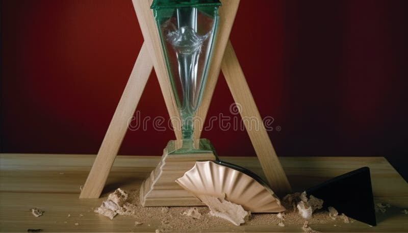 Shattered Time, Made with Generative AI Stock Illustration ...