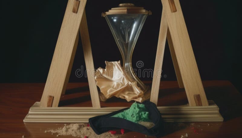 Shattered Time, Made with Generative AI Stock Illustration ...