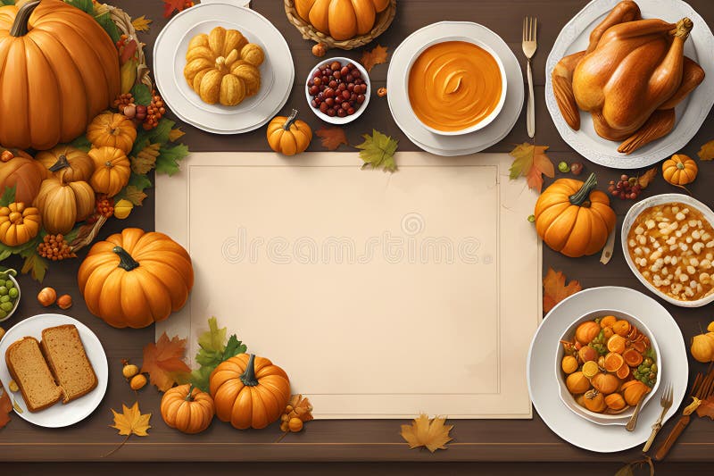 A Table Adorned with a Lavish Spread of Delectable Dishes on ...