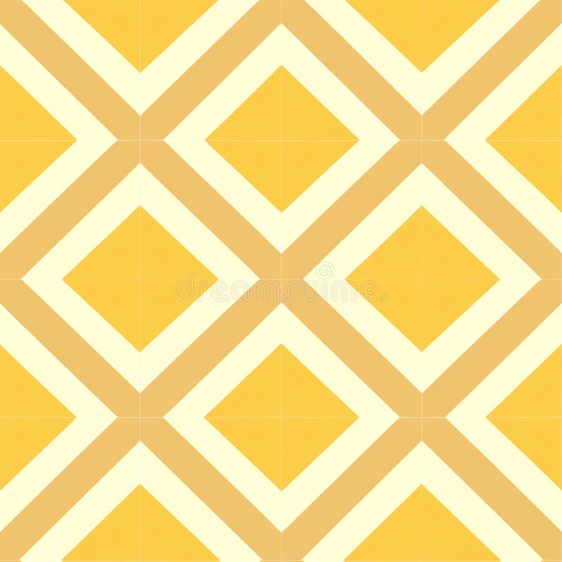 Simple Geometric Light Yellow Color Tile Pattern for Decoration Stock ...