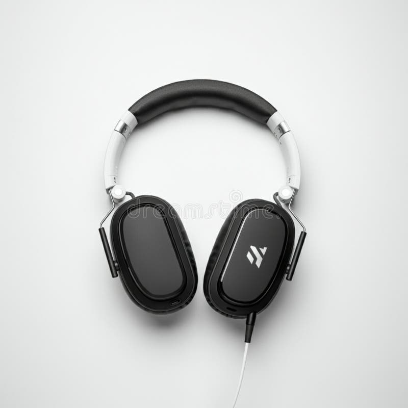 AI-Generated Image: Sleek Headphones for Modern Audio Experience Stock ...