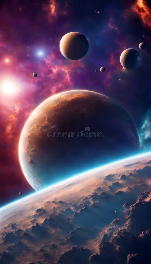 Wander Outer Space stock illustration. Illustration of space - 355711603