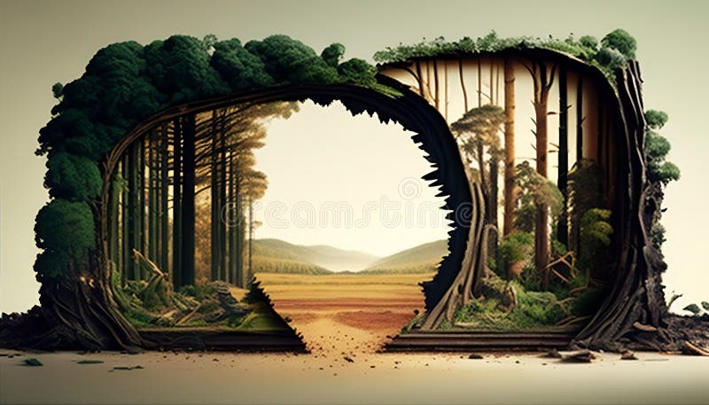 Timber S Toll: the Devastation of Deforestation, Made with Generative ...