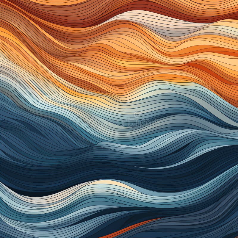 Striated Background, Design Seamless Pattern Stock Illustration ...