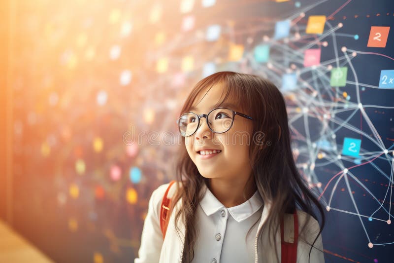 Student Explaining a Complex Math Problem To Her Classmates, Smart Kid ...