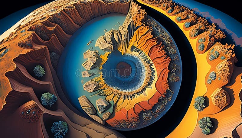 Earth S Evolution: a Vision of Nature S Grandeur, Made with Generative ...