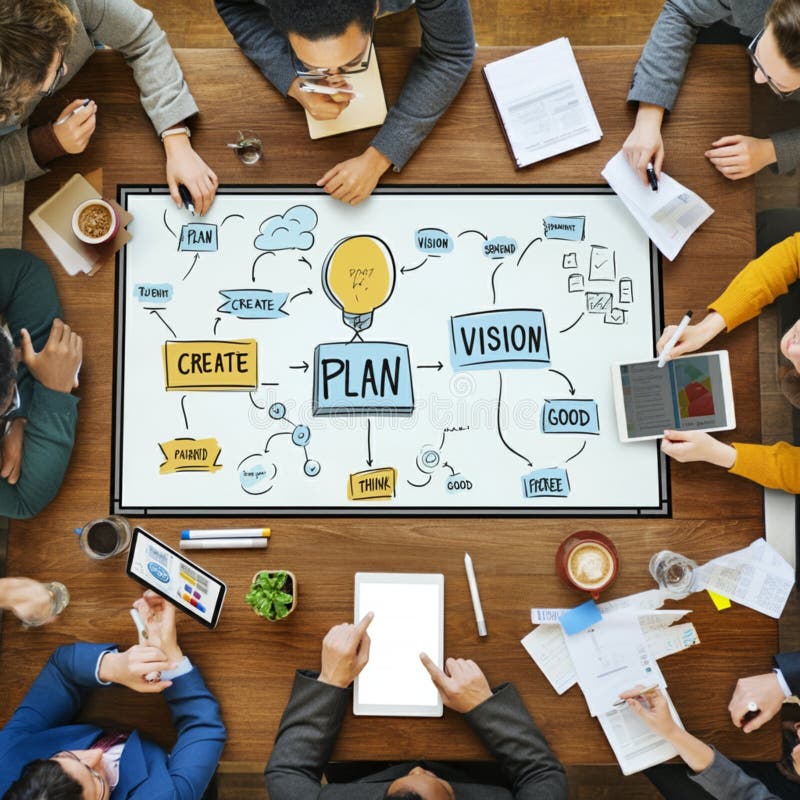 AI-Generated Image: Stylish Office Workspace for Productivity Stock ...