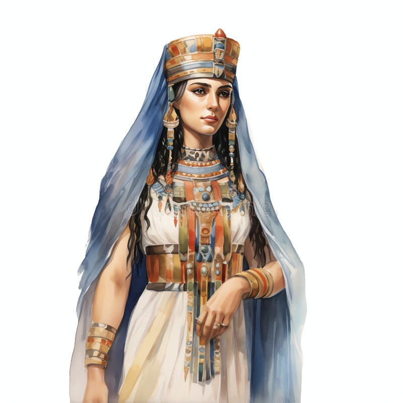 Sumerian Temple Complex with a Ziggurat at Its Center Illustration ...