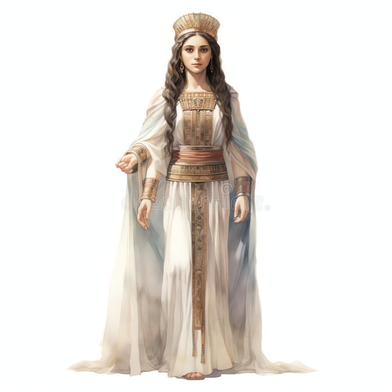 Sumerian Temple Complex with a Ziggurat at Its Center Illustration ...