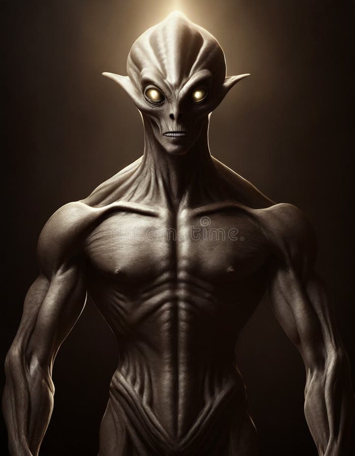 Alien overlord stock illustration. Illustration of mystery - 293456966