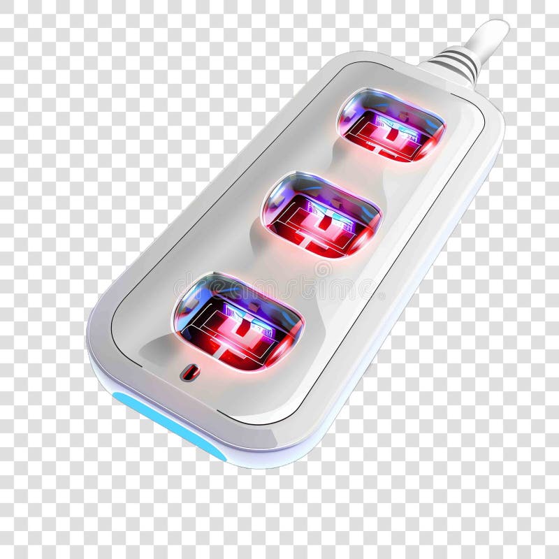 Surge Protector Transparent Background Realistic Element Stock ...