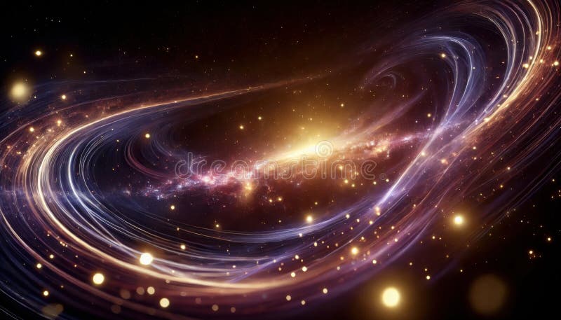 Galactic Nebula Ring - Longing Concept: Ring-shaped Cosmic Light ...