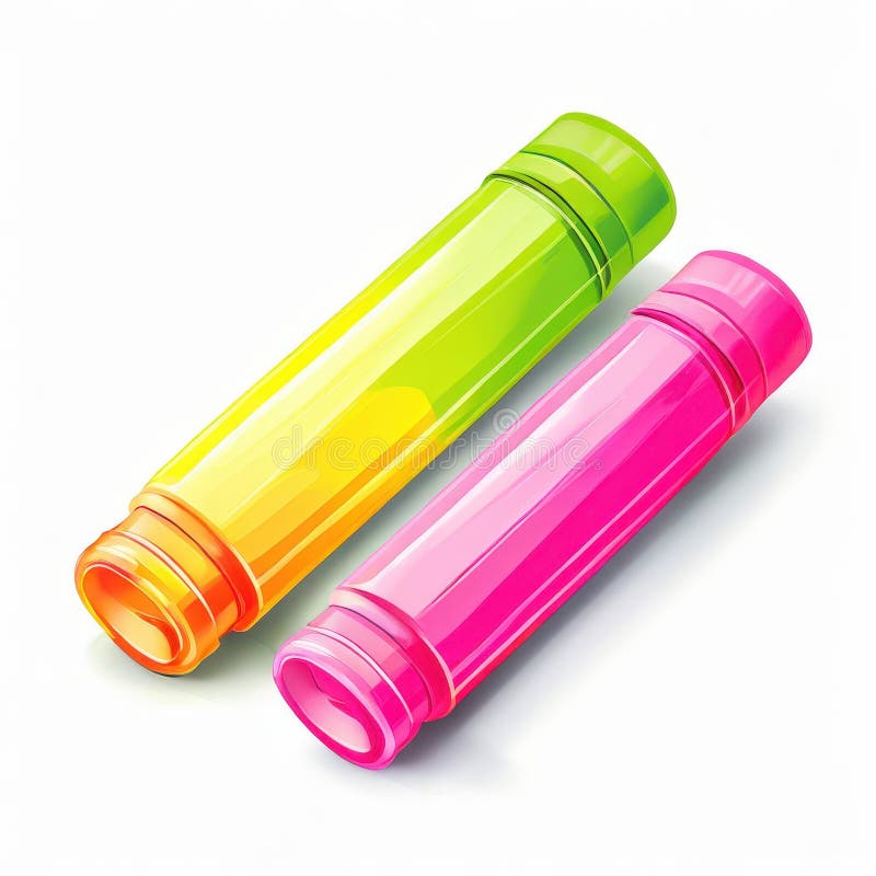 An Ai Generated Image, Thick Tip Pen Marker Colorful Set Editorial ...