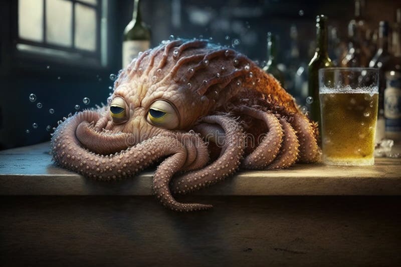 Sad Octopus Stock Illustrations – 171 Sad Octopus Stock Illustrations ...