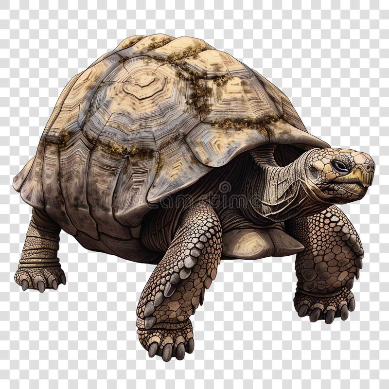 Tortoise Transparent Background Realistic Element Stock Illustration ...