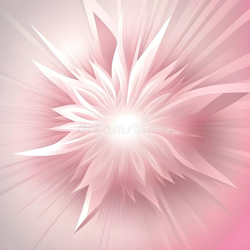 Light Pink Glass Jars on a Pink Background Stock Illustration ...